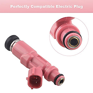 JDMON Compatible with Fuel Injector Toyota Tacoma 2.4L 2.7L 1999 2000 2001 2002 2003 2004 4Runner 2.7L 1998-2000 Replace 23250-75080 Pack of 4