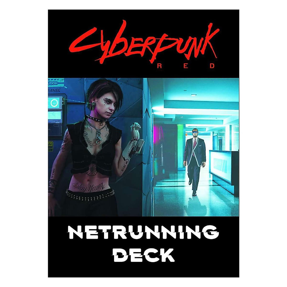 R. Talsorian Games Cyberpunk RED Netrunning Deck, Black