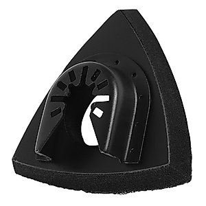 Oscillating Tool Sanding Pad for Multitool Oscillating Saw, WENESTR 1-Piece 3-1/8 in Triangle Sanding Pad for Surface Sanding, Mechanical Maintenance Cleaning, Polishing, Deburrin…