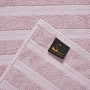 501 2 pc Bath Sheet Set. Bring Luxury to Your Home with This Soft, 100% Pure Cotton 2 Piece Bath Sheet Towel Set, 35” x 68”(Mauve)