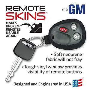 Lucky Line Flexible Remote Skin, GM Models, 1 Pack (48901) , Black