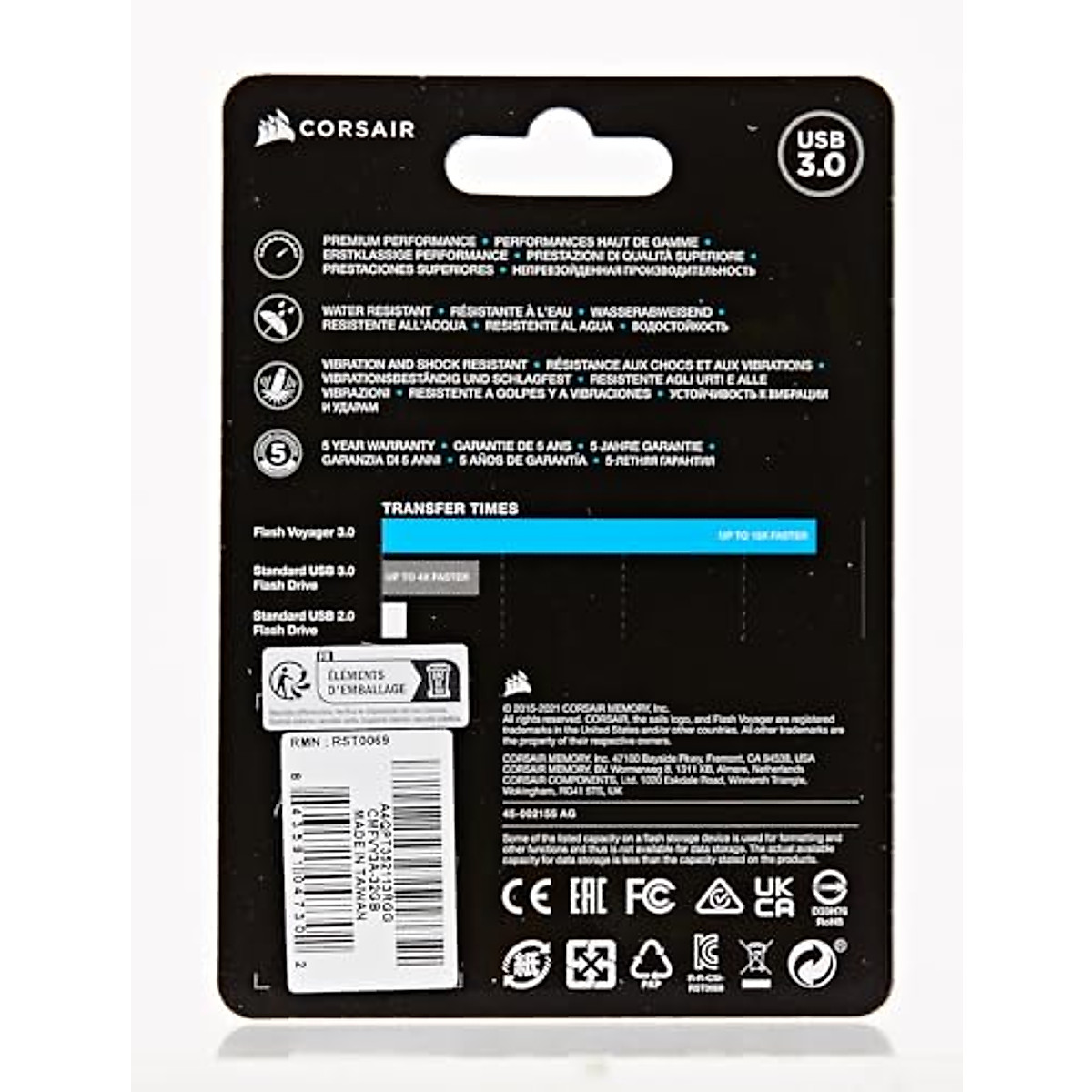 Corsair CMFVY3A-32GB 32 GB USB 3.0 Flash Voyager Flash Drive