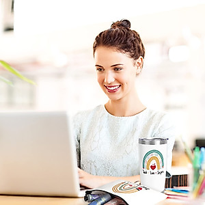 Teacher Appreciation Gifts From Students,Gifts for Teachers with 20 OZ Tumbler,Thank You Teacher Gifts for Women with Makeup Bag,Socks for Teacher Birthday Graduation Valentines Day Christmas Gifts