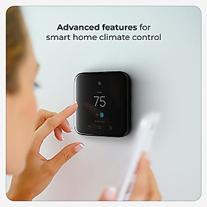 Cielo Smart Thermostat | Supports Conventional Systems up to (2H/2C) & Heat Pumps (4H/2C) | Alexa, Google, Siri Shortcuts, SmartThings, IFTTT | Touchscreen Color Display | Free C-Wire Adapter
