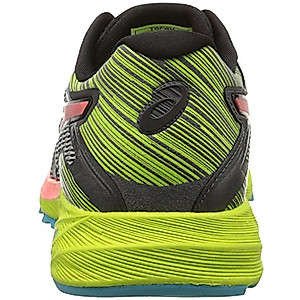 ASICS Women's Dynaflyte Running Shoe, Mid Grey/Flash Coral/Safety Yellow, 7.5 M US