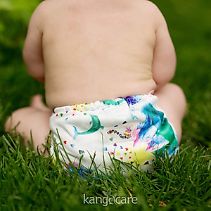 Kanga Care Rumparooz Double Leg Gusset Reusable Cloth Diaper Cover One Size Snap | Lava 6-35 lbs
