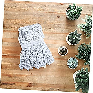 Yardwe Replaceable Mop Head Floor Mops Commercial Mop Microfiber Mop Head Dry Mop Pads Cleaning Mop Head Replacement String Mop Refills Cleaning Mop Cloth Convenient Mop Refill Plastic
