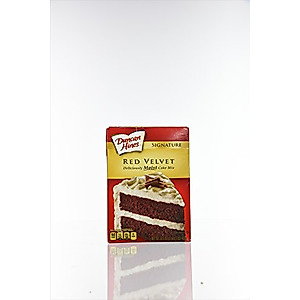 Duncan Hines Signature Red Velvet Deliciously Moist Cake Mix 1 Lb. 2.25 Oz. Box (3 Pack)