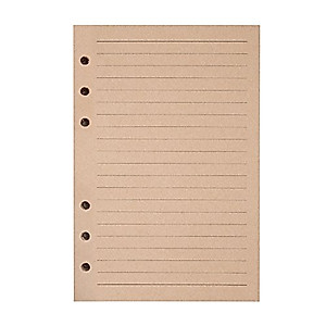 Refills Lined Paper, MALEDEN Refillable A6 Paper for 5x7 Journal Notebook Inserts 200 Lined Pages