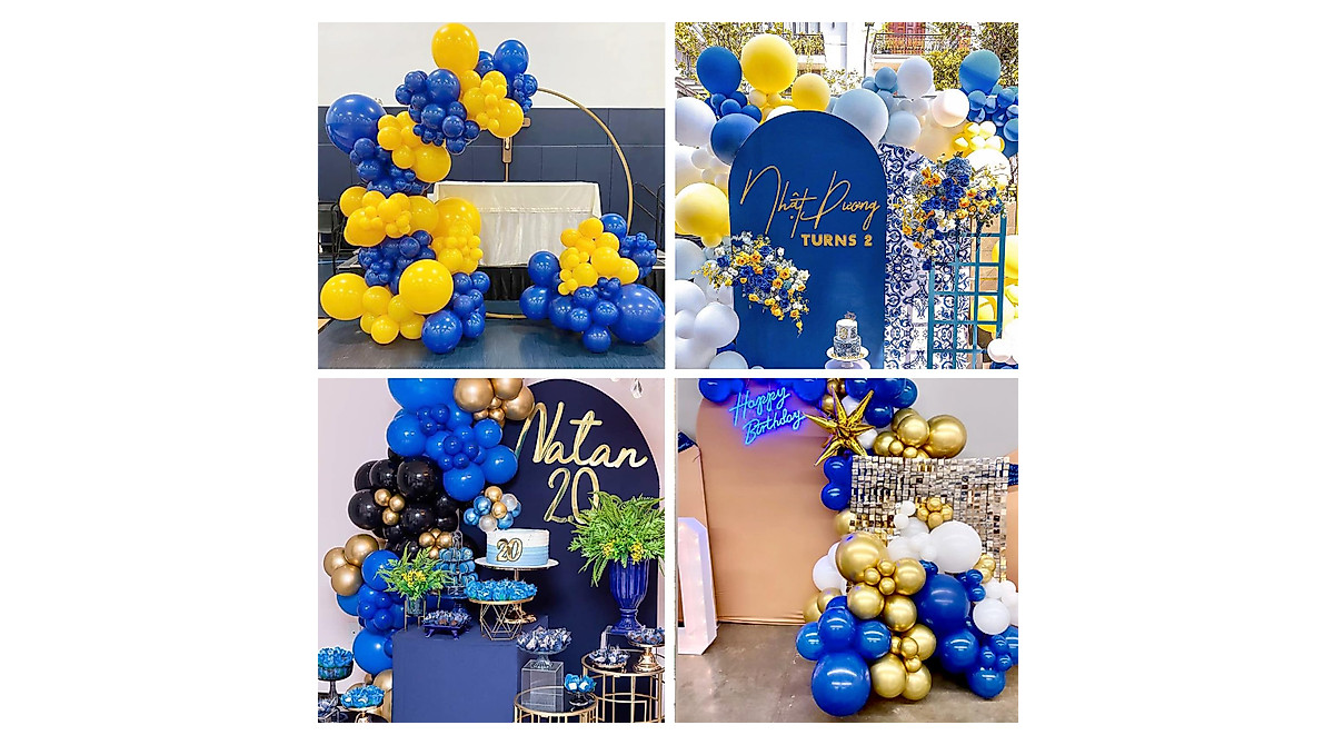 Royal Blue Balloon Set for Parties and Celebrations | 110 Pieces