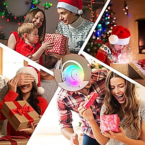Depulat Kids Bluetooth Speaker with Lights 15W Portable Wireless Charging Speaker Dimmable Night Light Best Birthday Music Gifts for Teenagers -Bedroom, Office and Home Decor(Without Battery)