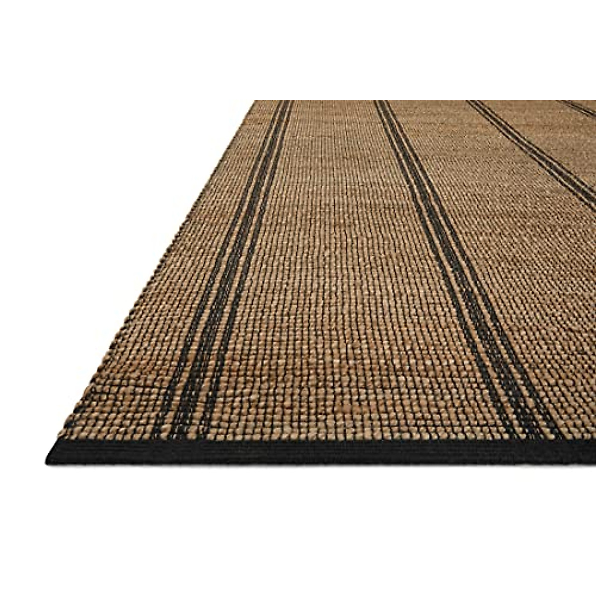 Loloi Angela Rose Colton Collection CON-01 Natural/Black 7'-6'' x 9'-6'', .38" Pile Height, Area Rug