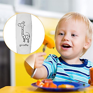 FUNNUO 4 Pack Toddler Utensils, 18/8 Stainless Steel Toddler Forks and Spoons, Safe Kid Silverware Set for Self Feeding, Children Flatware Sets with Mirror Polished，Dishwasher Safe