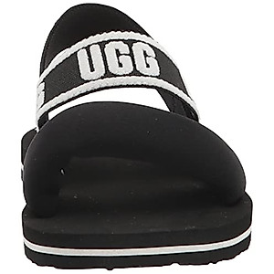UGG Kids K Zuma Sling Sandal, Black, 7 US Unisex Toddler