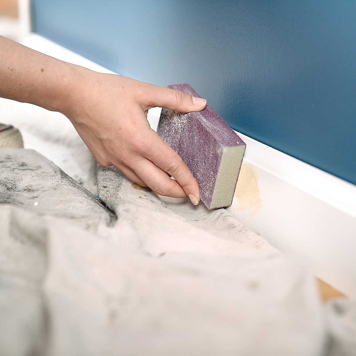 DAP 543 Series 00543 Qt Natural Plastic Wood-X w/Drydex, 32 Oz & Red Devil 4718 3-Piece Plastic Knife Set, 1-Pack