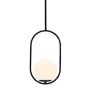 Black Pendant Light Fixtures Globe Pendant Lights Kitchen Island Modern Pendant Lighting Fixtures 1-Light