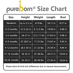 pureborn Unisex Baby Boys Girls Spring Fall Romper Jumpsuit - Solid White Long Sleeve Jumpsuit Clothes for Christening Baptism 3-6 Months