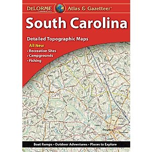 Delorme Atlas & Gazetteer South Carolina (Delorme Atlas & Gazeteer)