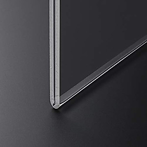 HIIMIEI 12 Pack Acrylic Wall Sign Holder 8.5x11 Vertical, Clear Plastic Picture Frames for Paper with Free 3M Tape and Screws, Door Sign Holder Perfect for Home, Office, Store, Restaurant