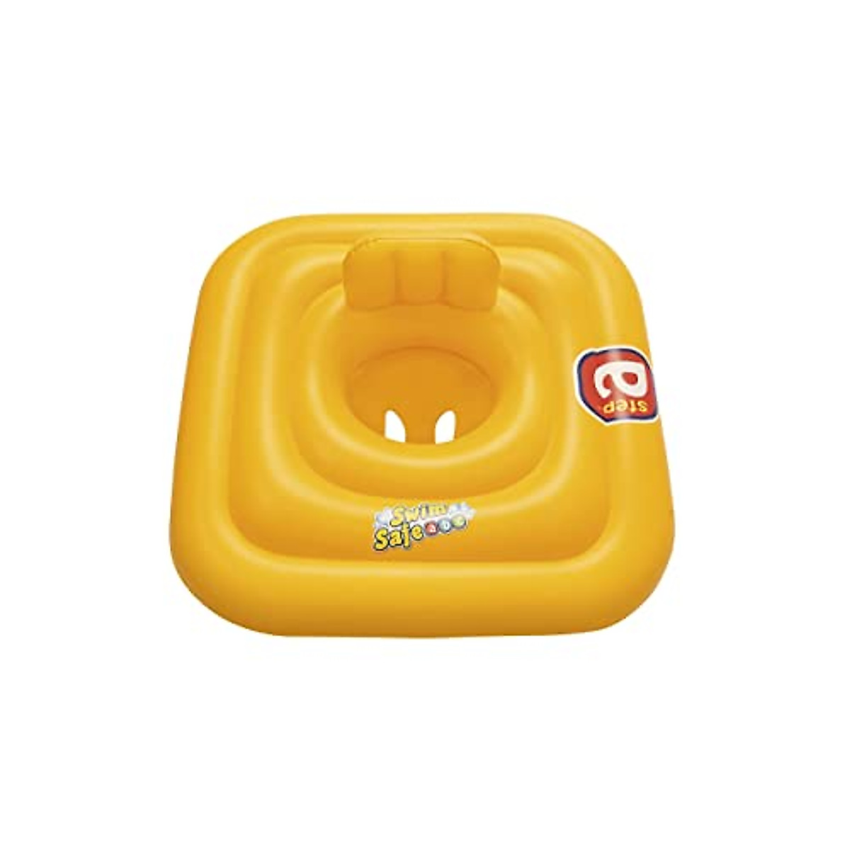 Bestway Swim Safe Swim Seat, Yellow, 1-2 Years, Square