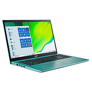 Acer Aspire Thin and Light Laptop, 15.6" FHD Display, Intel Celeron Dual-Core N4500 Processor, 8GB RAM, 256GB SSD, Webcam, WiFi, HDMI, Bluetooth, Windows 10, Electric Blue + One Year Office365