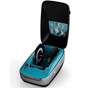 DYMO LabelWriter Wireless Label Printer, USB 2.0, WiFi Connectivity, 600 x 300 dpi, Prints 71 Address Labels Per Minute, Direct Thermal Printing Technology, Black - Includes 1 Rolls of 500 Labels