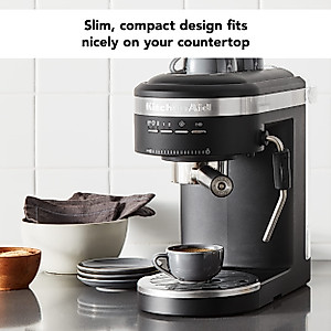 KitchenAid Semi-Automatic Espresso Machine KES6403, Black Matte