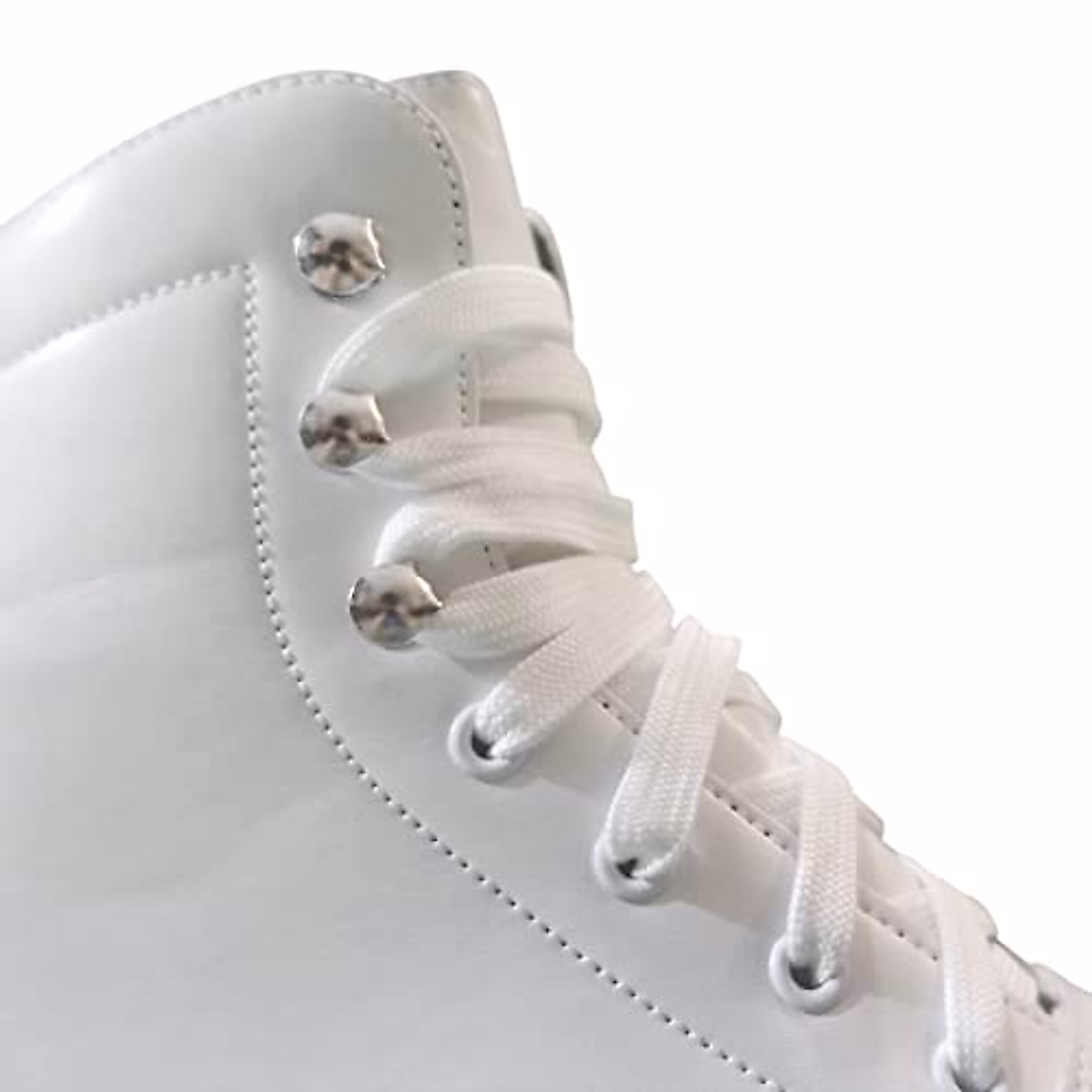 AviorX Premium Roller Skates for Women & Everyone All Adult Men, and Womens, Girls, and Kids Indoor & Outdoor High Top Luxurious Retro Roller Skate for Womens/Unisex with Extras (8, White)