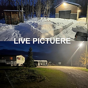 100W LED Barn Light with Photocell, ETL Listed 14,000LM LED Yard Light Outdoor, IP65 Waterproof, 5000K Daylight LED Pole Light Area Security Flood Light Fixture for Yard, Barn, Farm, Street