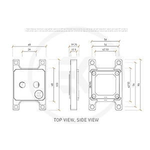 EKWB EK-Quantum Magnitude CPU Water Block, AMD CPU (AM4), D-RGB, Nickel/Plexi