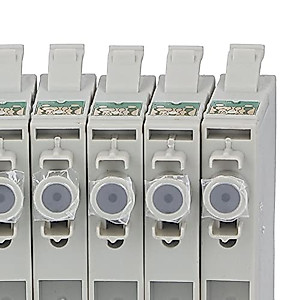 Ink Cartridge BK C M Y LC LM 6 Colors Printing Accessory Part Clear Printing Large Capacity Broad Utility for Photo Paper Document (T0851N/T0852N/T0853N/T0854N/T0855N/T0856N)