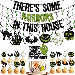Halloween Party Decorations Halloween Banner Haunted House Decorations Horror Party Decorations In This House Horror Sign Horror Birthday Decorations