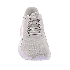 PUMA Women's Twitch Runner Pop, Nimbus Cloud White-Chalk Pink, 6.5