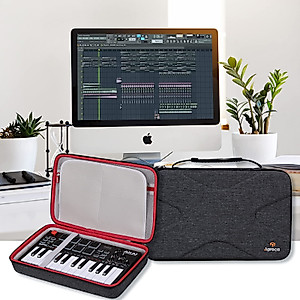 Aproca Hard Travel Storage Case, for AKAI Professional MPK Mini MK3 / Mini Play USB MIDI Keyboard Controller