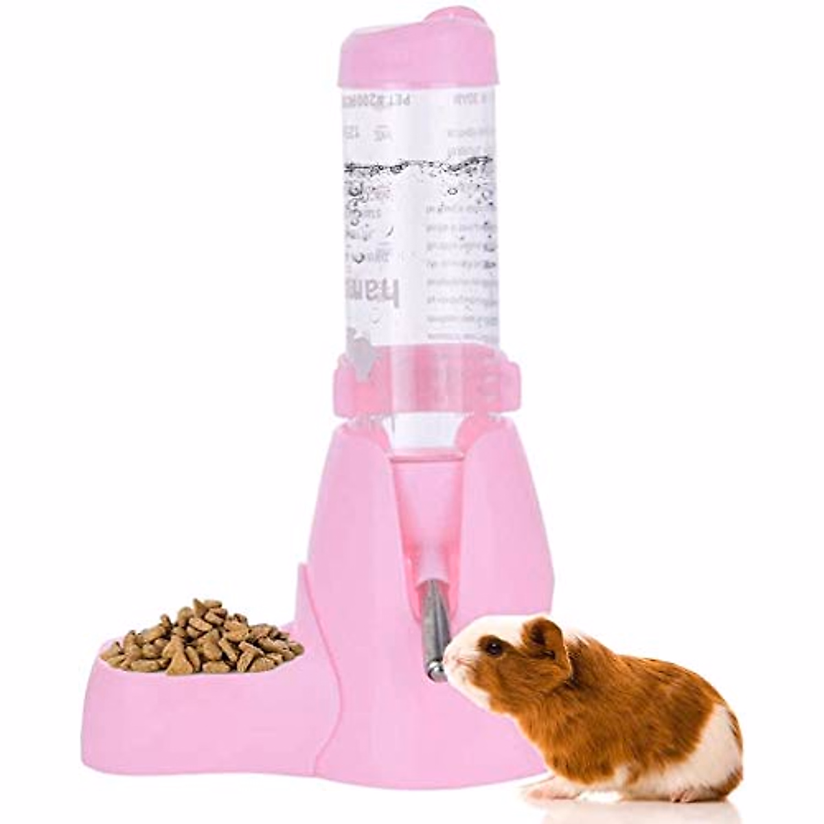 BINX (125ML, Pink) Water Dispenser Automatic pet Bottle for Hamsters, Rats, Guinea Pigs, White Rabbits and Small Animals