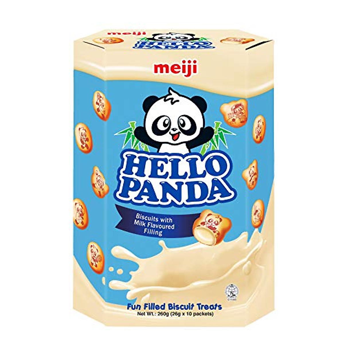Meiji - Hello Panda Milk Cream Biscuits (Large Box) 9.1 Oz.