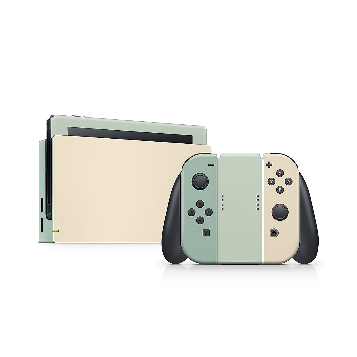 Tacky Design Retro Pastel Classic Skin Compatible with Nintendo Switch Skin Wrap Cover, Colorwave Color Blocking Skin for Nintendo Switch Stickers, Premium Vinyl 3M Full Wrap Decal.
