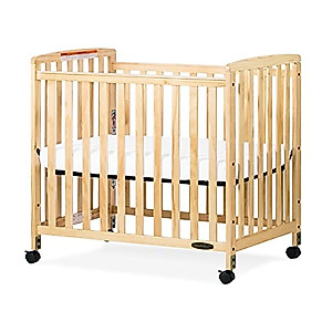 Child Craft Bristol Professional Series Compact Crib with Casters, Natural