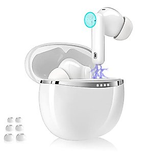 Junywell f3e7z Earphones Built-in Mic in-Ear Headsets Deep Bass for Sport Running Black i3w8v2
