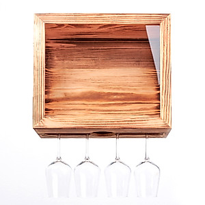 Wine Display Holder and Supplies Set - Housewarming Gifts for Women Who Have Everything, Home Buyer Closing Gift from Realtor, New House Essentials - Rack, Stopper, Corkscrew and More Accessories