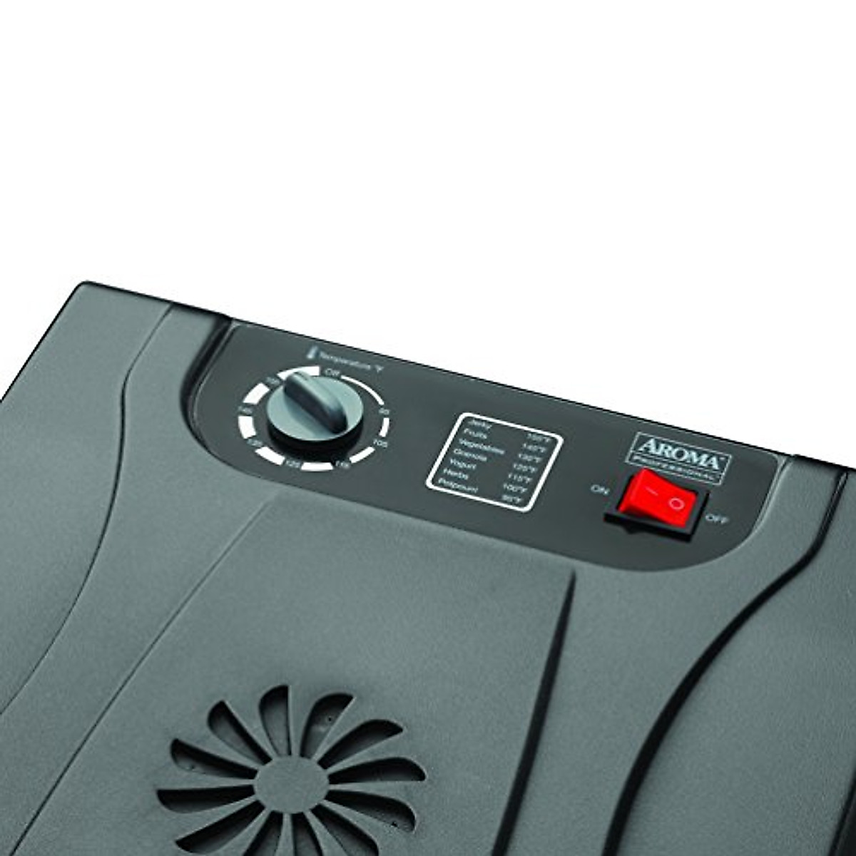 Aroma Housewares - AFD-815B Aroma Housewares Professional 6 Tray Food Dehydrator, Black