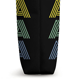 Alyssa Personalized Name Retro 70s Vintage Tote Bag