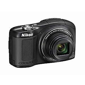 Nikon COOLPIX L620 18.1 MP CMOS Digital Camera with 14x Zoom Lens and Full 1080p HD Video (Black) (OLD MODEL)