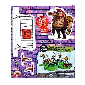 Teenage Mutant Ninja Turtles: Mutant Mayhem Michelangelo on a Skateboard with Accessories by Playmates Toys - Amazon Exclusive