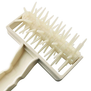 Tegg Pizza Roller Plastic Pizza Pastry Baking Dough Roller Docker Dough Bubble killer