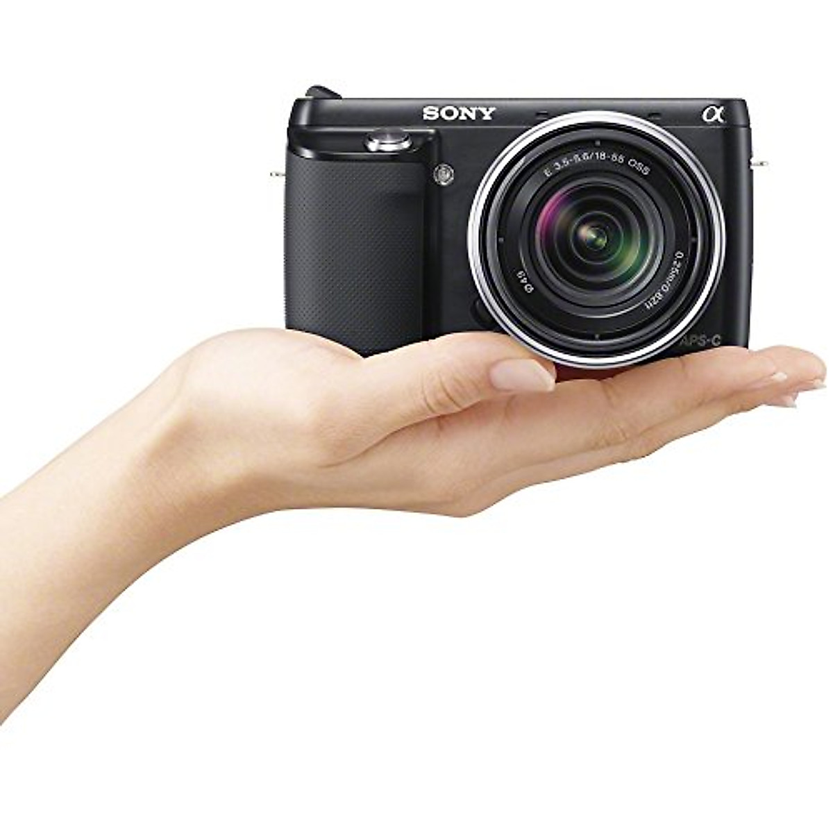 Sony NEX-F3K/B 16.1 MP Mirrorless Digital Camera with 18-55mm Lens (Black)