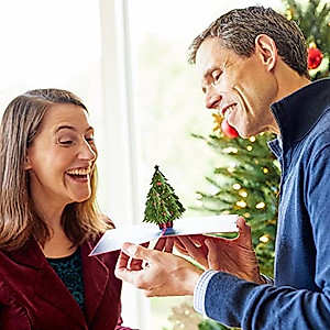 Lovepop Festive Christmas Tree Pop Up Card, 5x7-3D Greeting Card, Pop Up Christmas Cards, Kids Christmas Card, 3D Holiday Card, Winter Cards