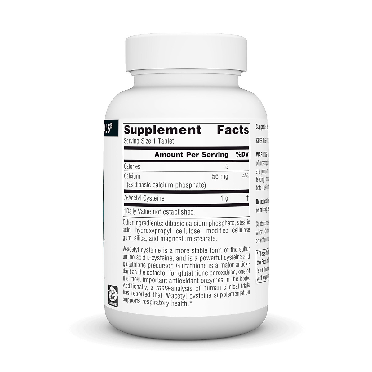 Source Naturals N-Acetyl Cysteine Antioxidant Support 1000 mg Dietary Supplement That Supports Respiratory Health* - 60 Tablets