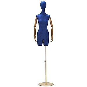 Mannequin Display Stand Tailors Dummy Mannequin Adjustable Height Female Tailors Dummy Dressmakers Mannequin Display Bust ( Color : D ) (C )
