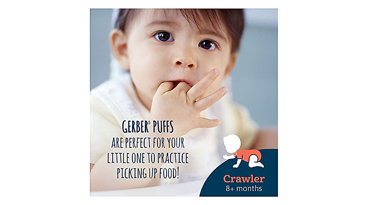 Gerber Graduates Fruit & Veggie Puffs for Babies - 4 Pack